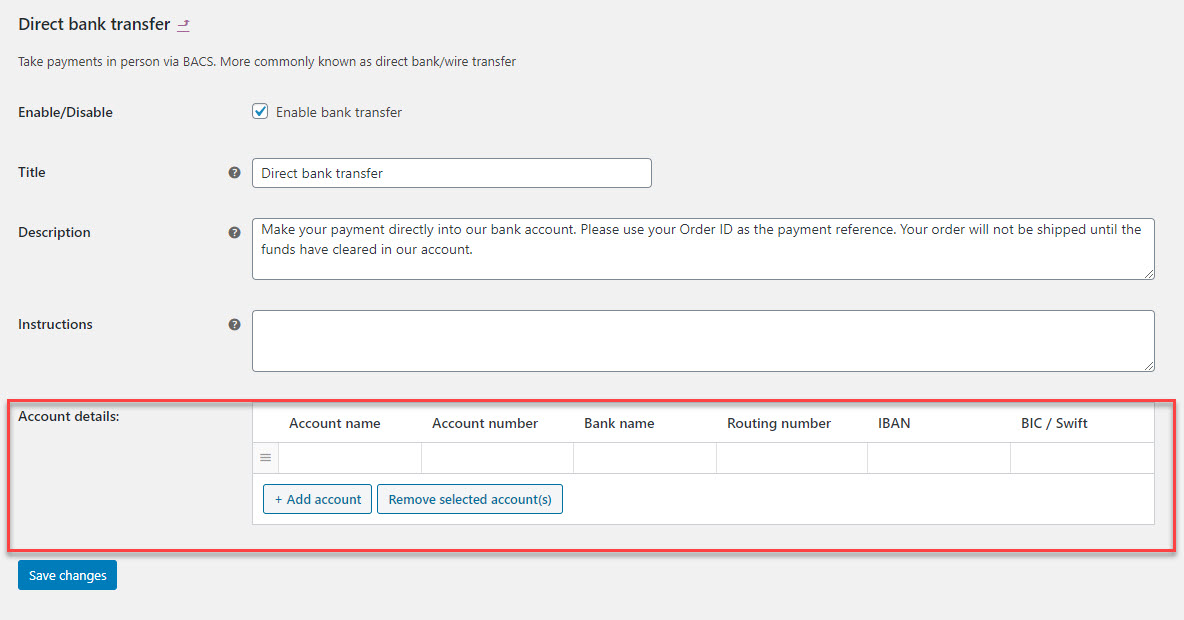 Direct Bank Transfer account details - LearnWoo