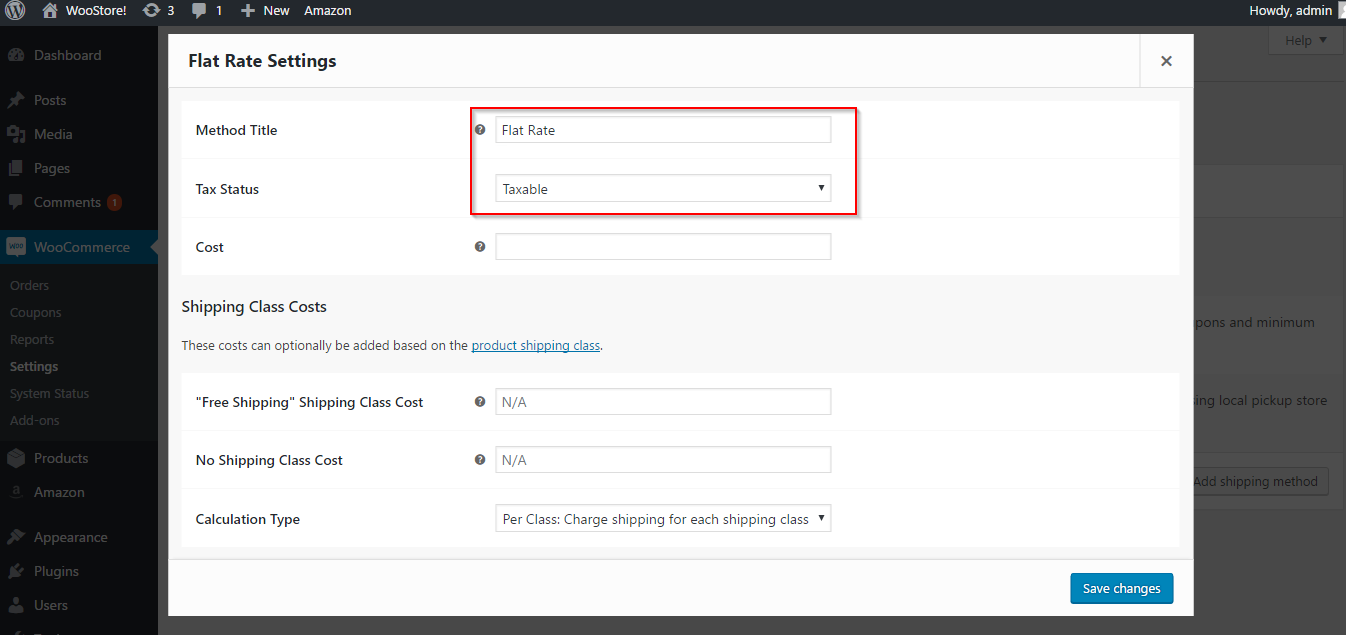shipping-method-title-and-tax-settings - LearnWoo