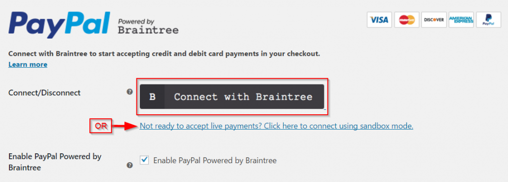 WooCommerce Payment Gateways - How to Setup PayPal Powered by Braintree ...