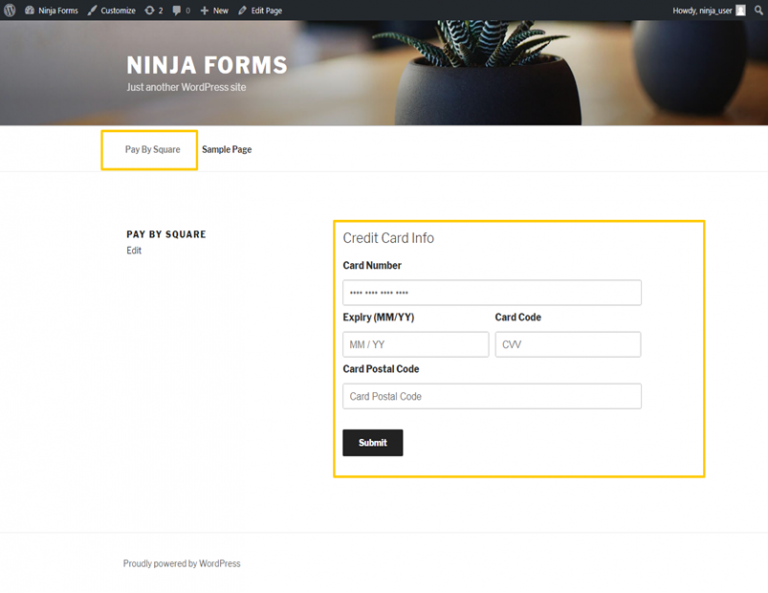 Ninja Forms Square Plugin - Integrate Payment to your Forms - LearnWoo