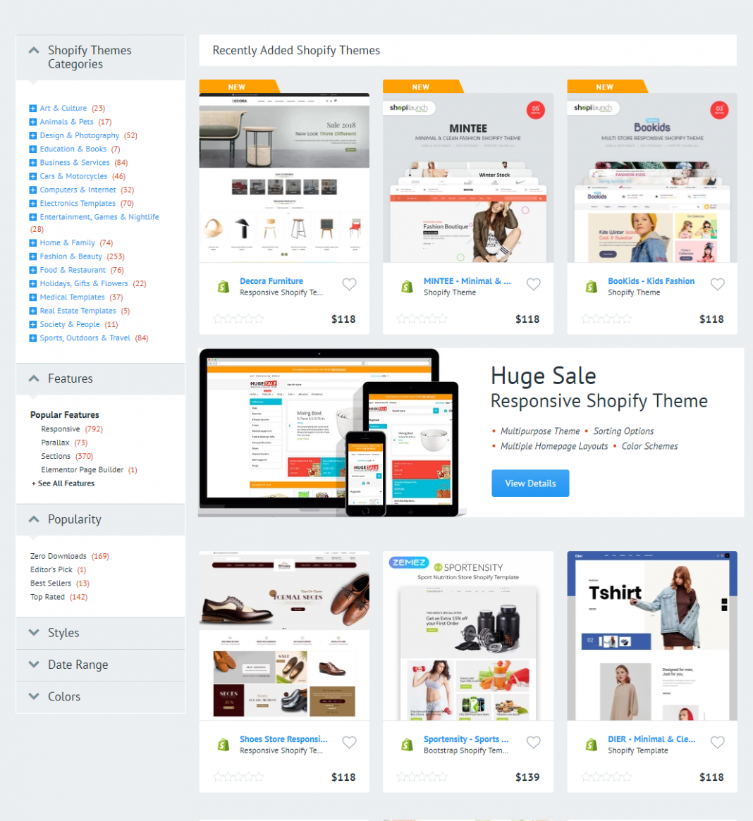 Places to Find the Best Premium Shopify Themes for your Shopify ...
