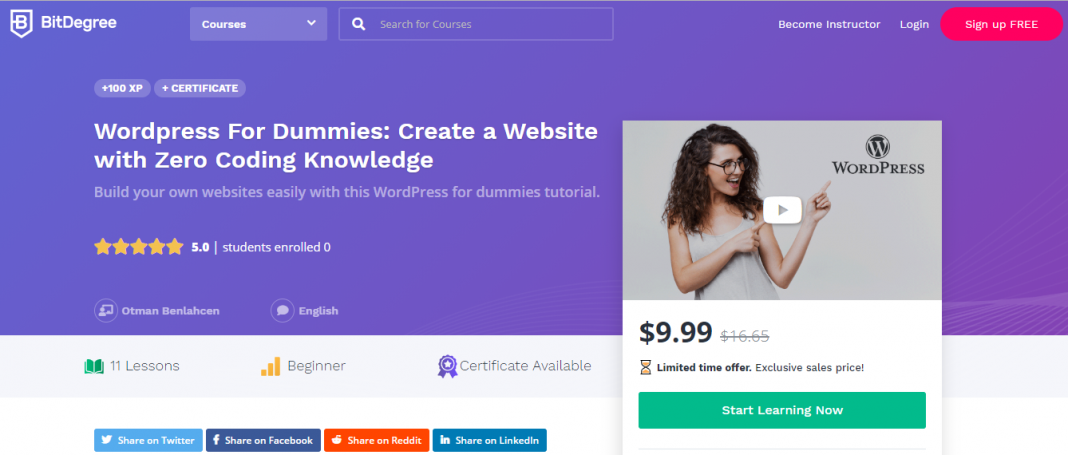 10+ Top WordPress Courses for Beginners - LearnWoo