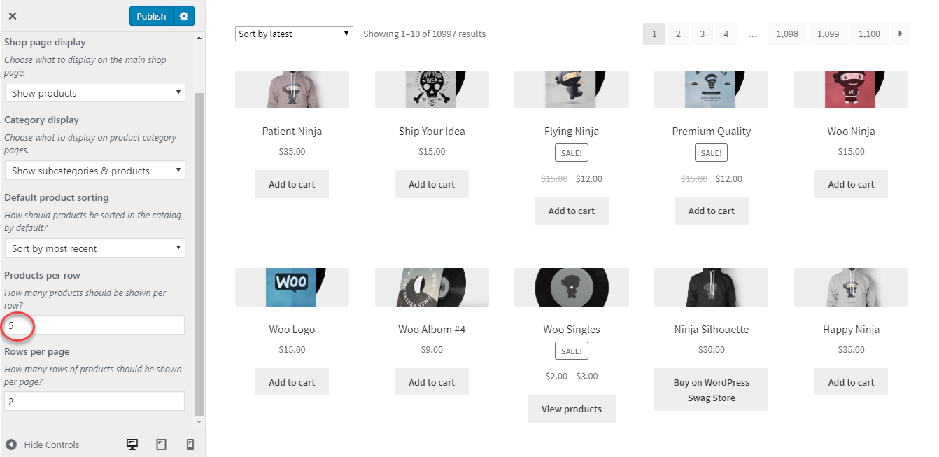 How To Set Up Woocommerce Customizer For Product Images Catalog And Store Notice Learnwoo