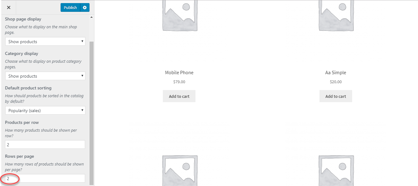 Rows per page - LearnWoo
