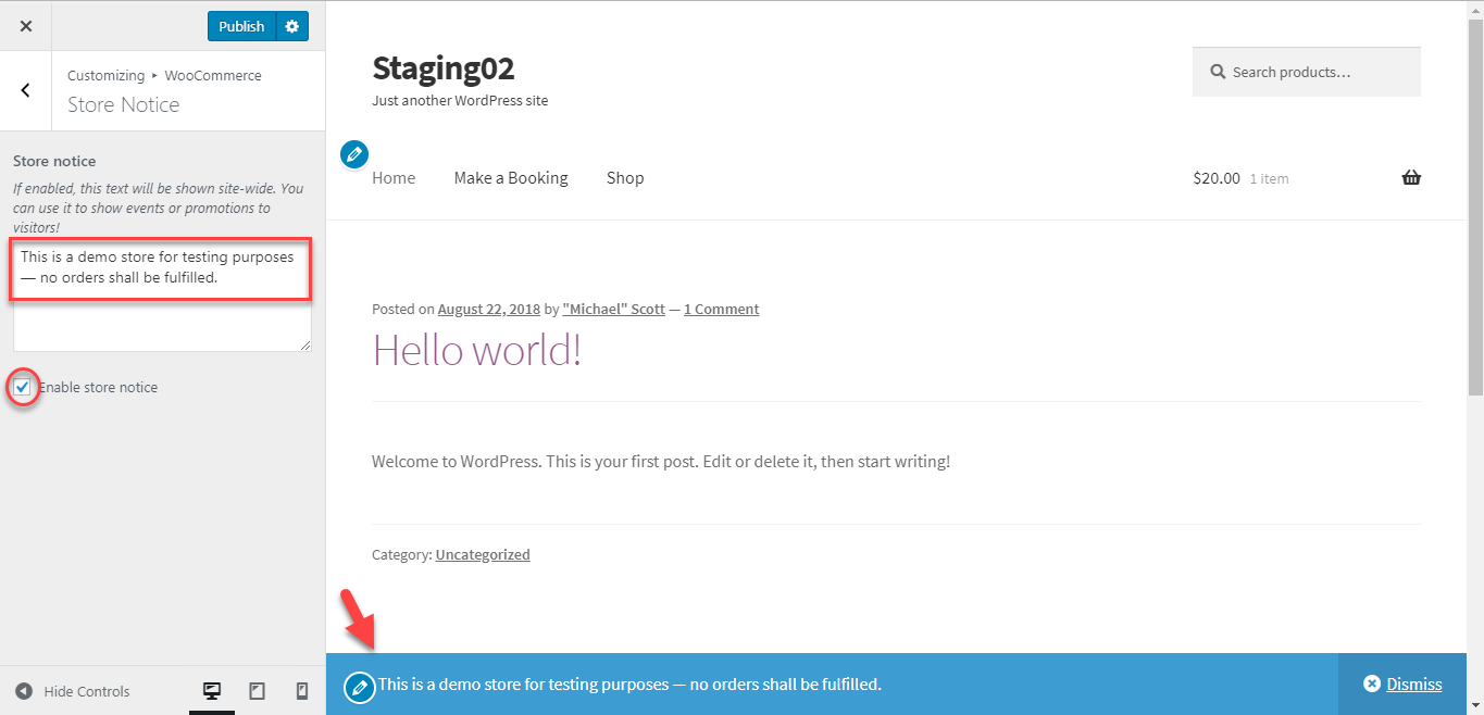 How To Set Up Woocommerce Customizer For Product Images Catalog And Store Notice Learnwoo