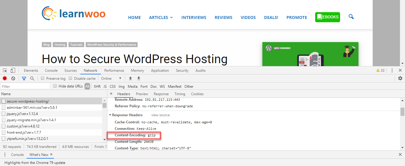 How To Enable Gzip Compression On Wordpress Site With Video Learnwoo