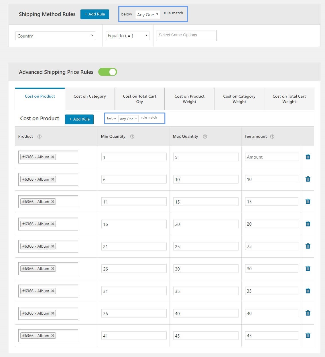 Multiple shipping rules - LearnWoo