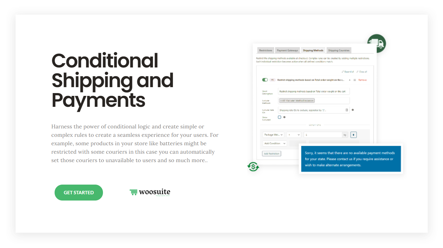 10+ Best WooCommerce Conditional Shipping and Payments Plugins (2024) - LearnWoo