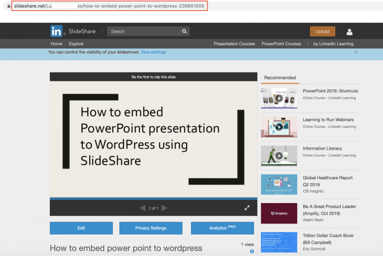 How To Embed A Powerpoint Presentation In Wordpress Learnwoo