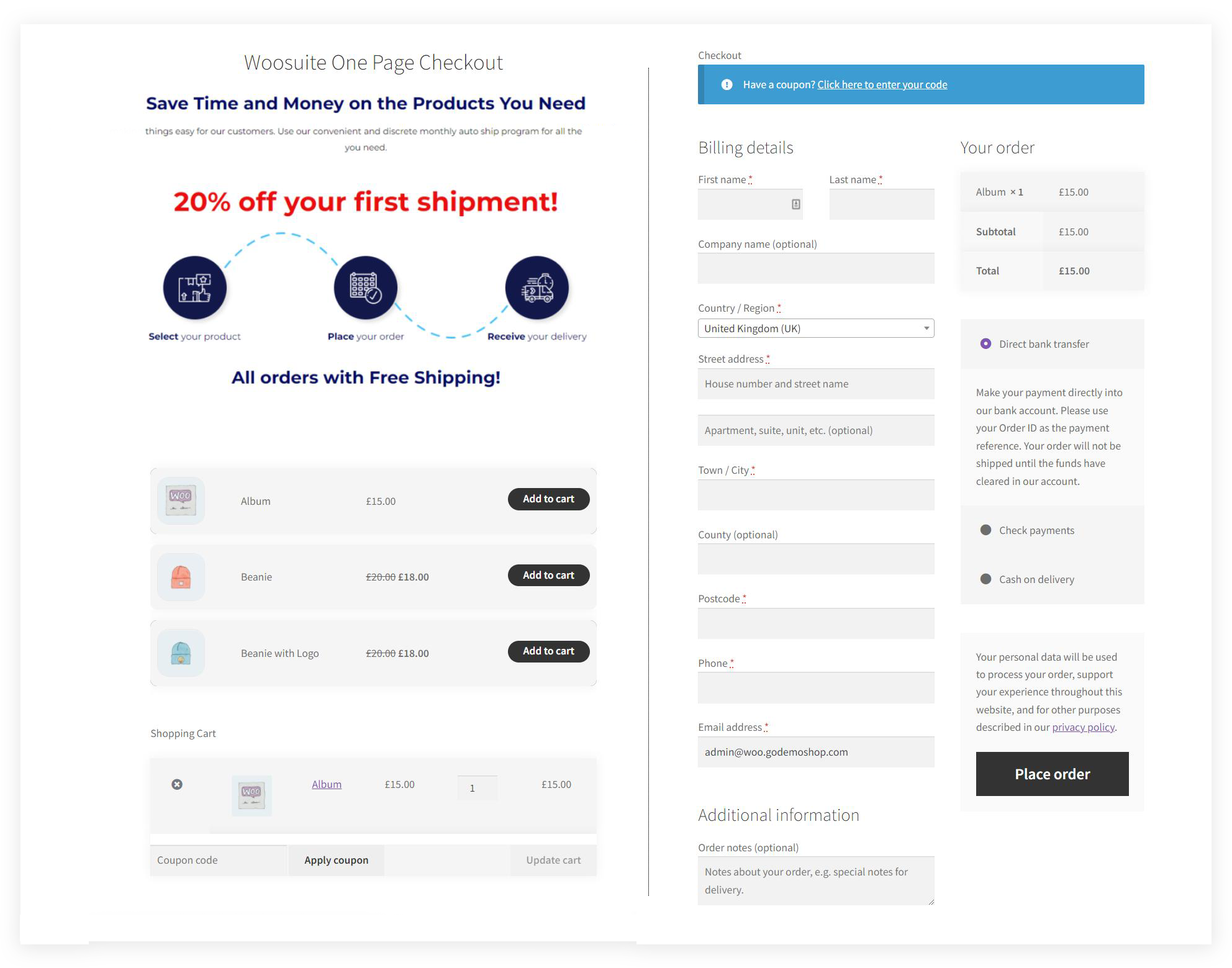 10 Best WooCommerce One Page Shopping Plugins 2024 (with Video) - LearnWoo