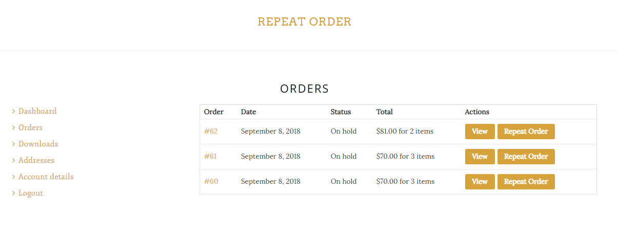How to Allow Customers to Repeat Orders on WooCommerce (with video ...