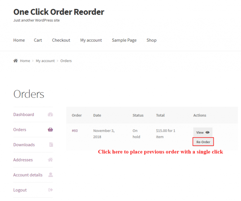 How to Allow Customers to Repeat Orders on WooCommerce (with video) - LearnWoo