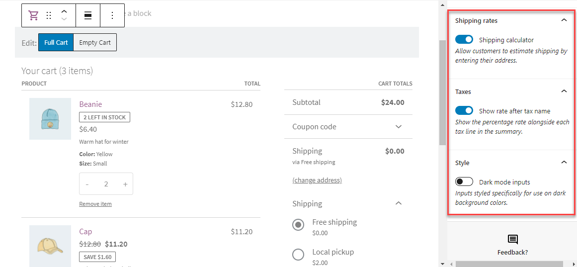 How to Customize WooCommerce Cart Page (with Video) - LearnWoo