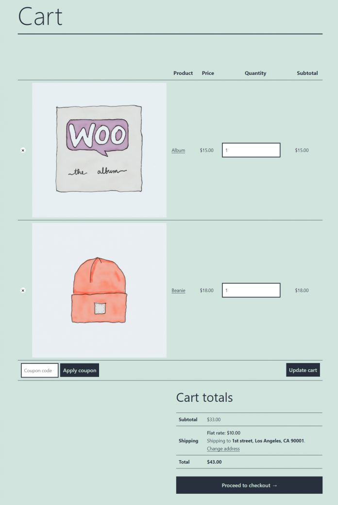 How to Customize WooCommerce Cart Page (with Video) - LearnWoo