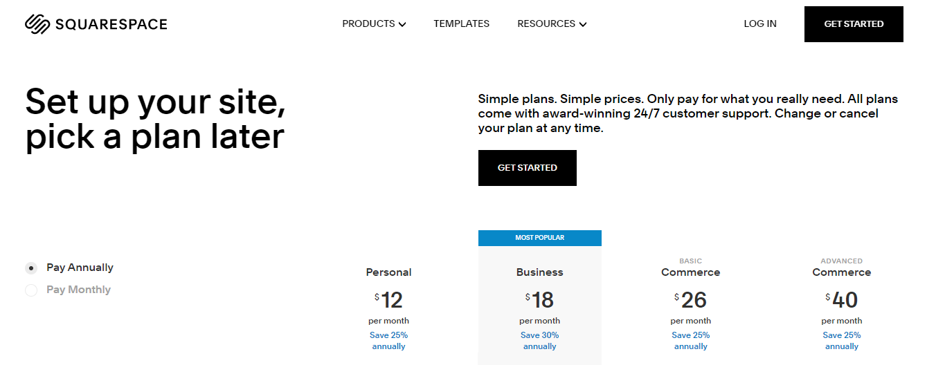 All About Squarespace Pricing - How Much Does it Cost to Build a ...