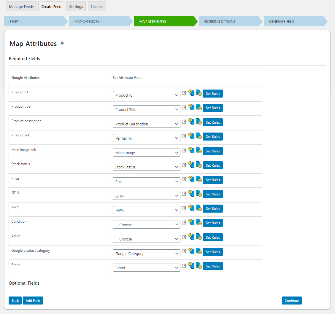 Map Attributes Learnwoo