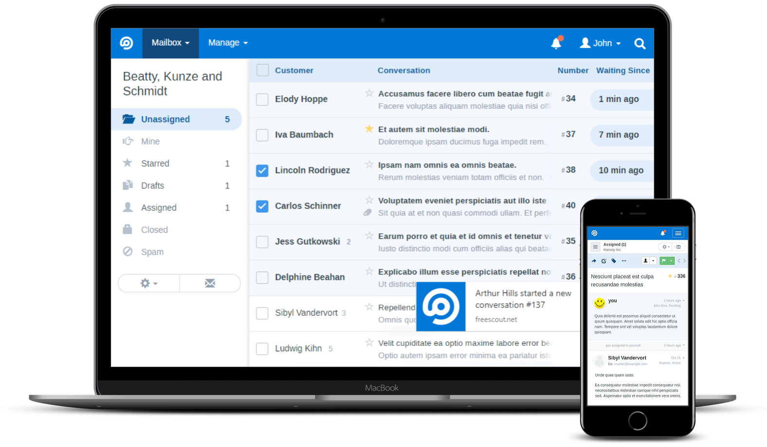 freescout-screenshot - LearnWoo