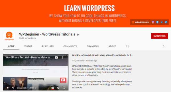 10 Best WordPress Tutorial YouTube Channels to Subscribe Now (with ...