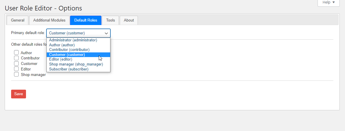 Primary default rule - LearnWoo