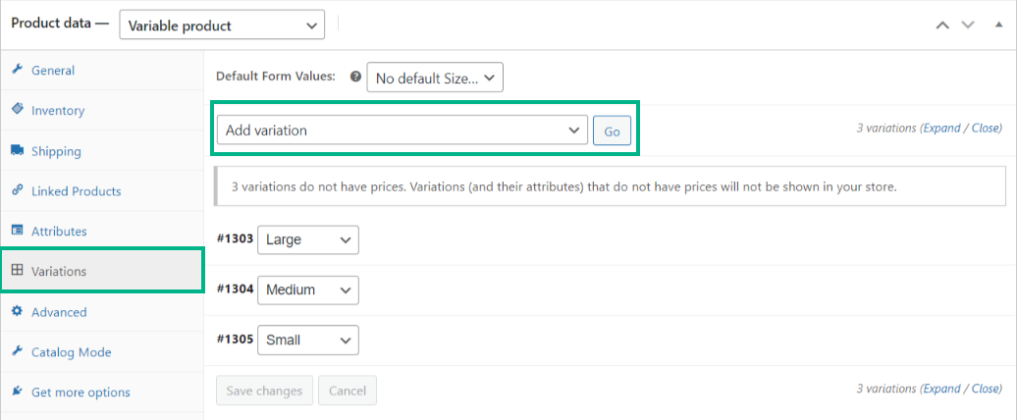 How to Add Sizes in WooCommerce - LearnWoo