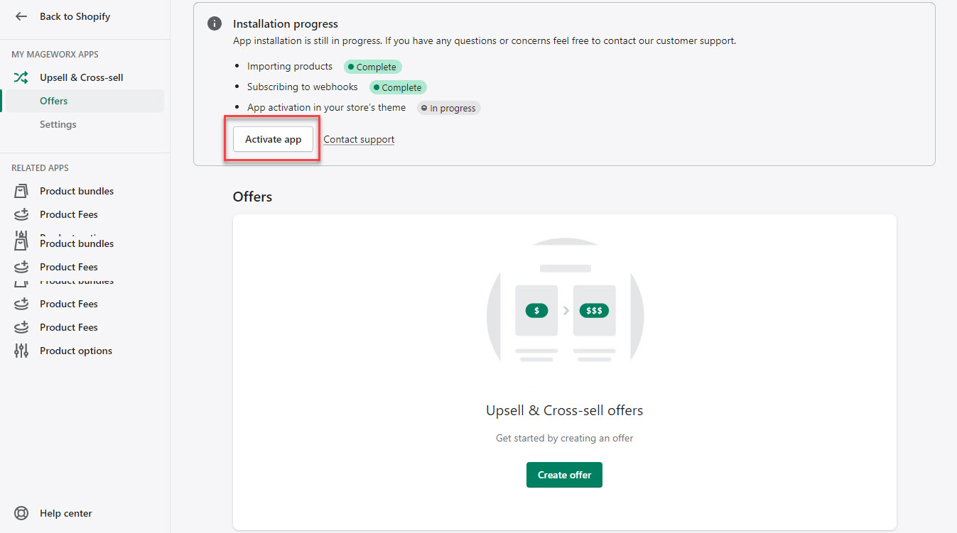 Activate app - LearnWoo