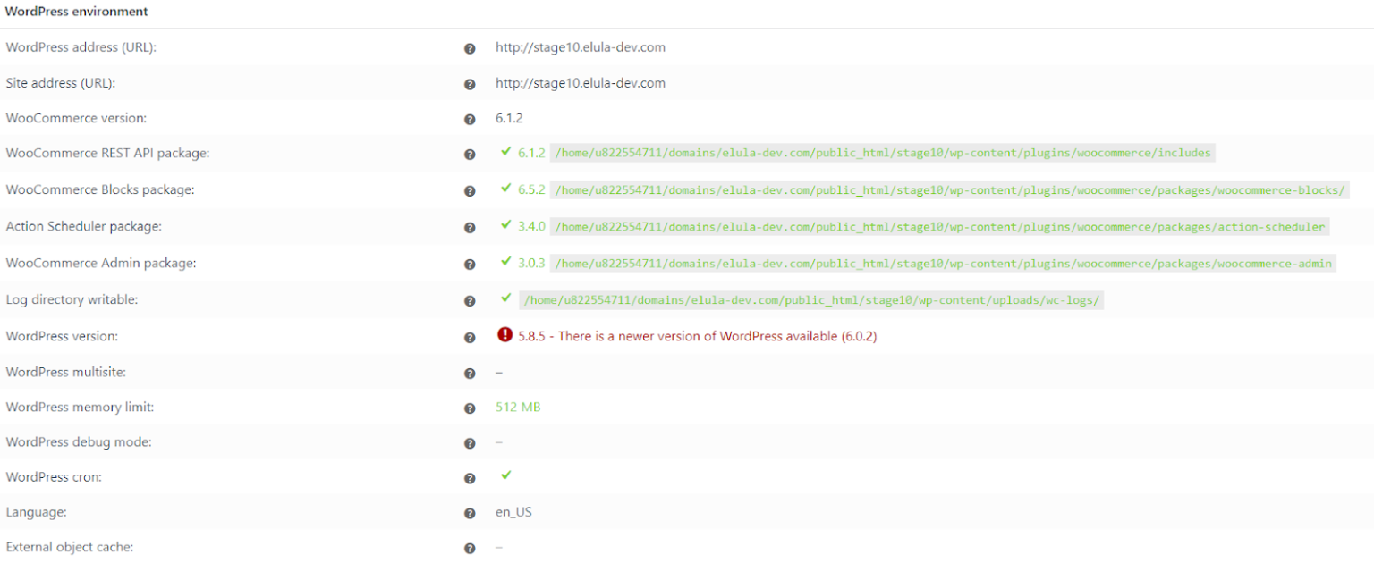 A Detailed Guide On Woocommerce System Status Report Learnwoo