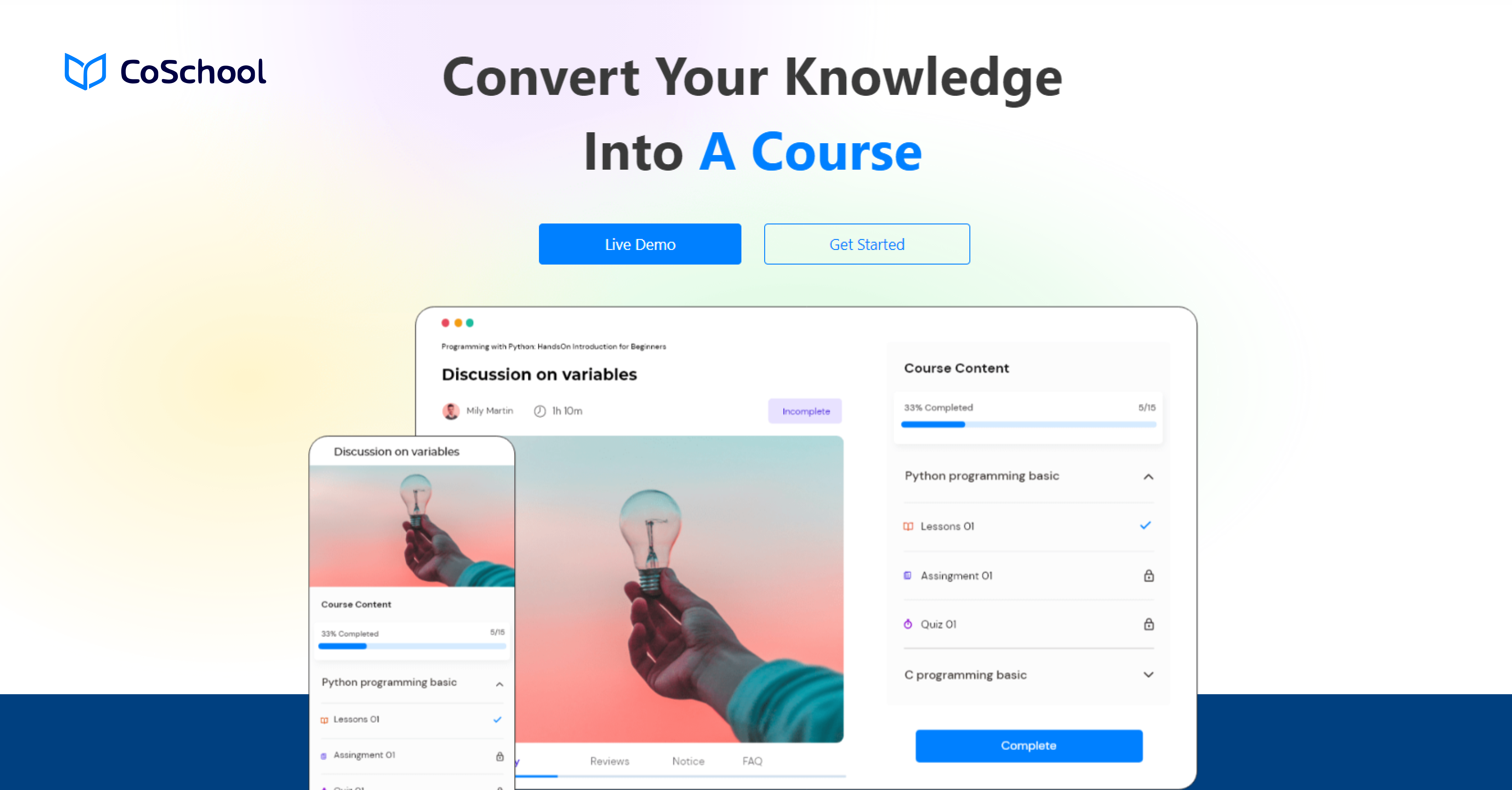 CoSchool - LearnWoo