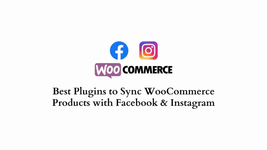 8 Best Plugins to Sync WooCommerce Products with Facebook and Instagram - LearnWoo